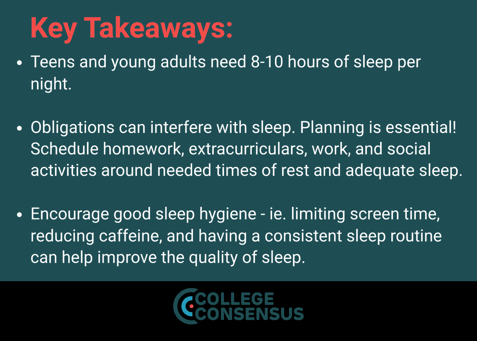 Guide to Sleep Hygiene for Teens and Young Adults